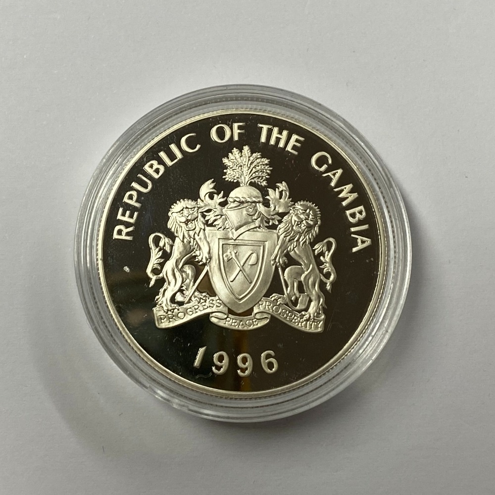 Republic of Gambia 20 Dalasis 1996 Silver Coin Proof - Own4Less